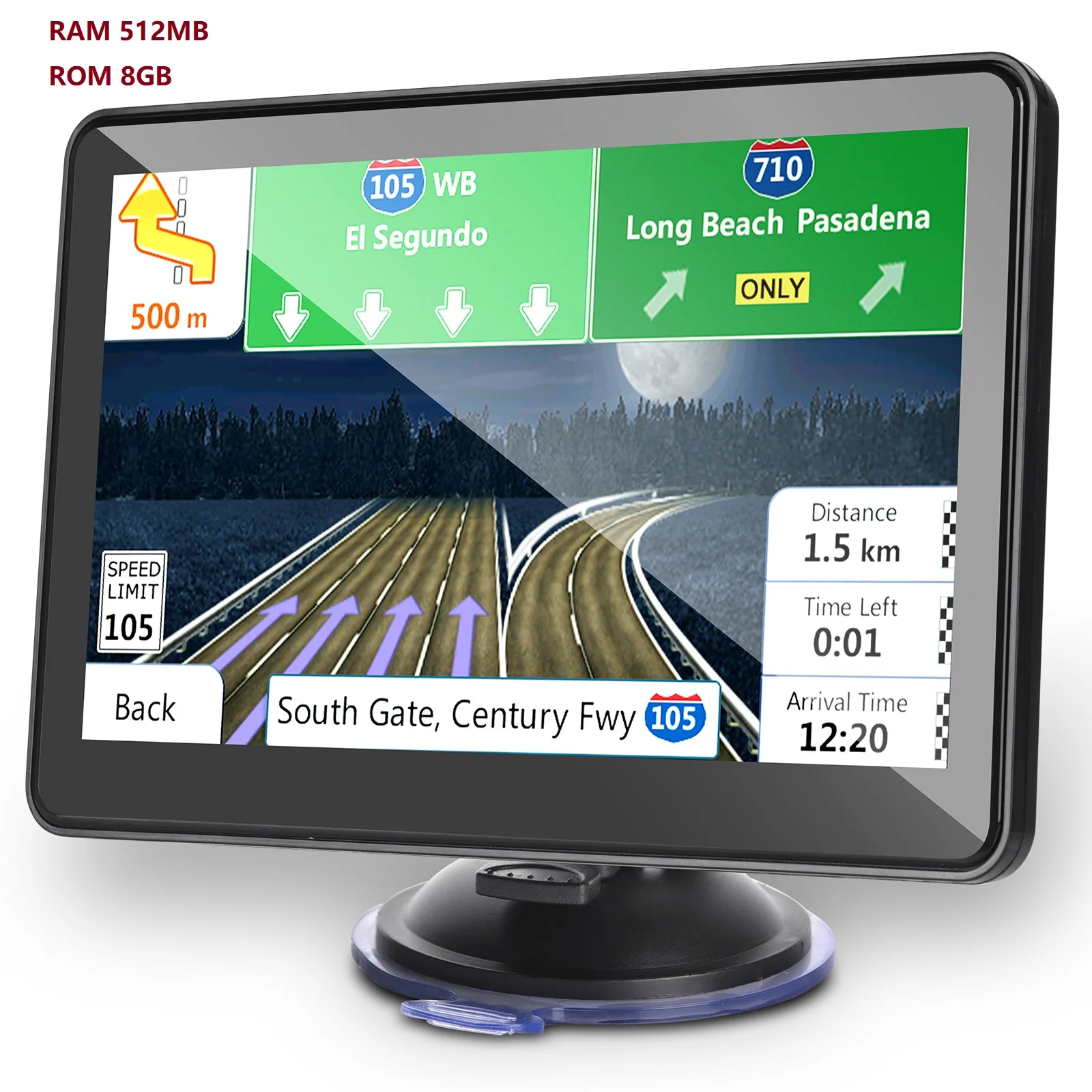 KMDRIVE-Car-Truck-GPS-Navigation-512-RAM-8GB-Sat-Navigator-7-Inch-9 ...
