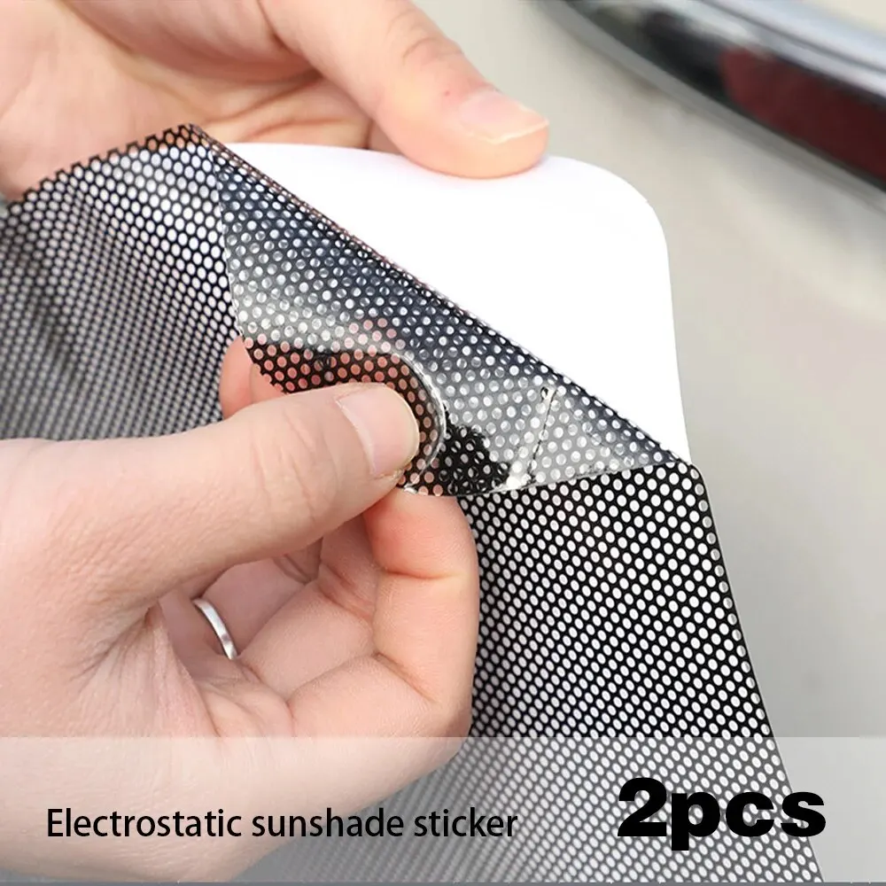 Car-Window-Shade-Electrostatic-Stickers-Anti-UV-Privacy-Black-White ...