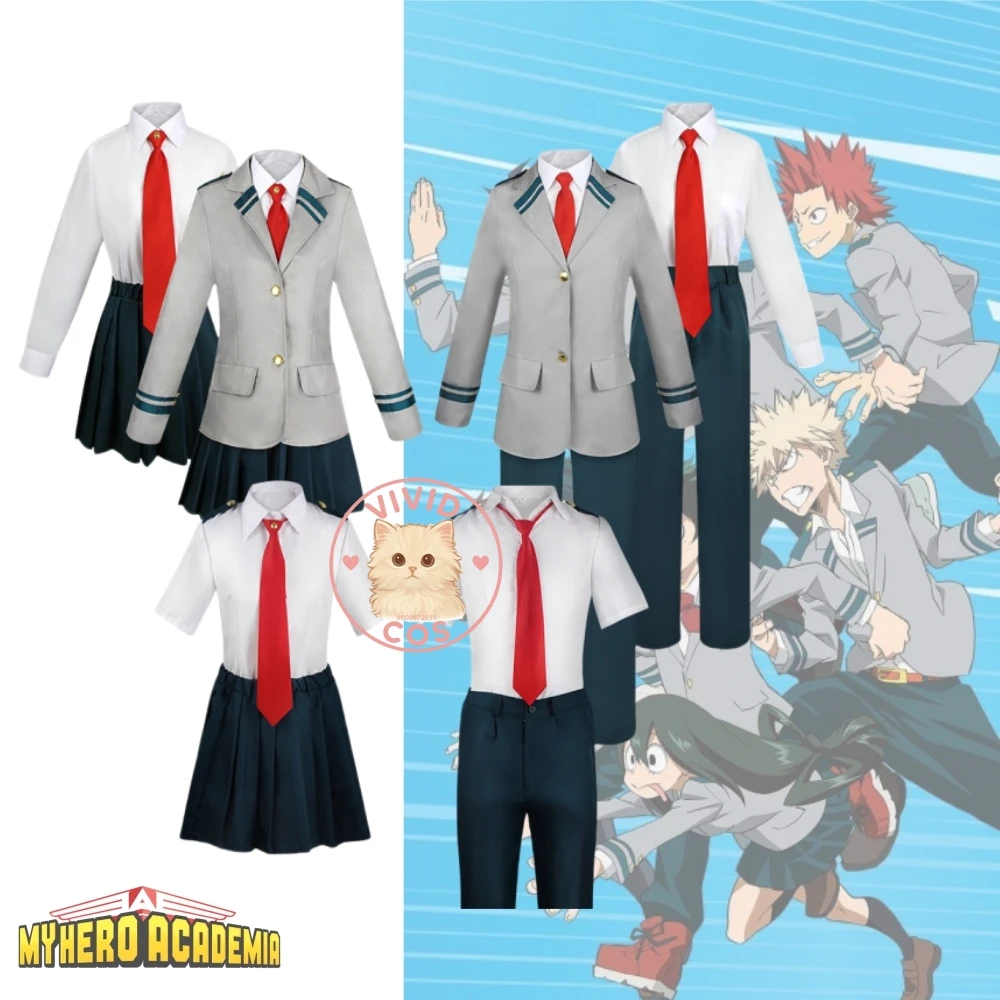 My Hero Acad Cosplay Costume Anime Izuku Midoriya/Ochaco Uraraka Role ...