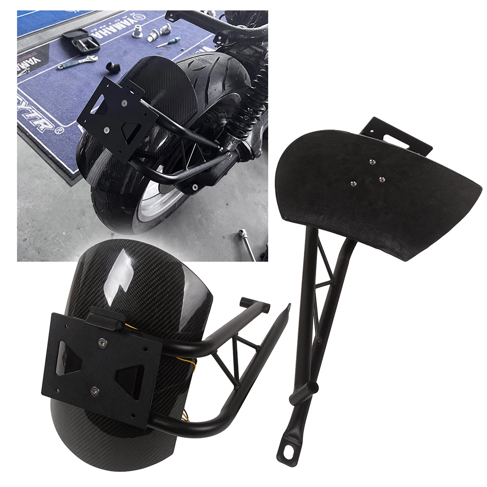 For-BMW-K100-New-Motorcycle-Swing-arm-number-plate-holder-Side-Mounted ...