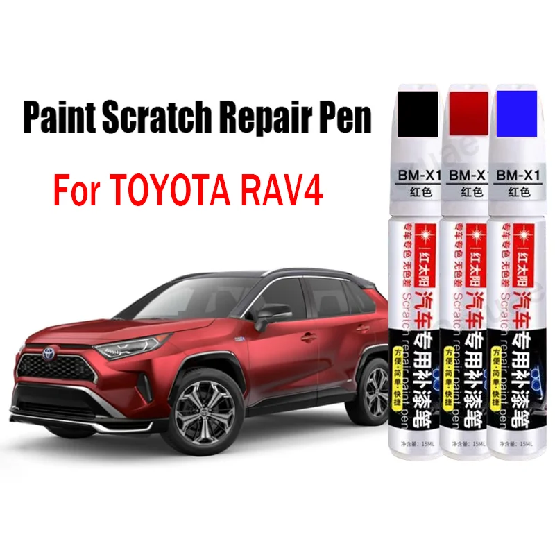 Car-Paint-Scratch-Repair-pen-for-Toyota-RAV4-2021-2022-2023-Black-White ...