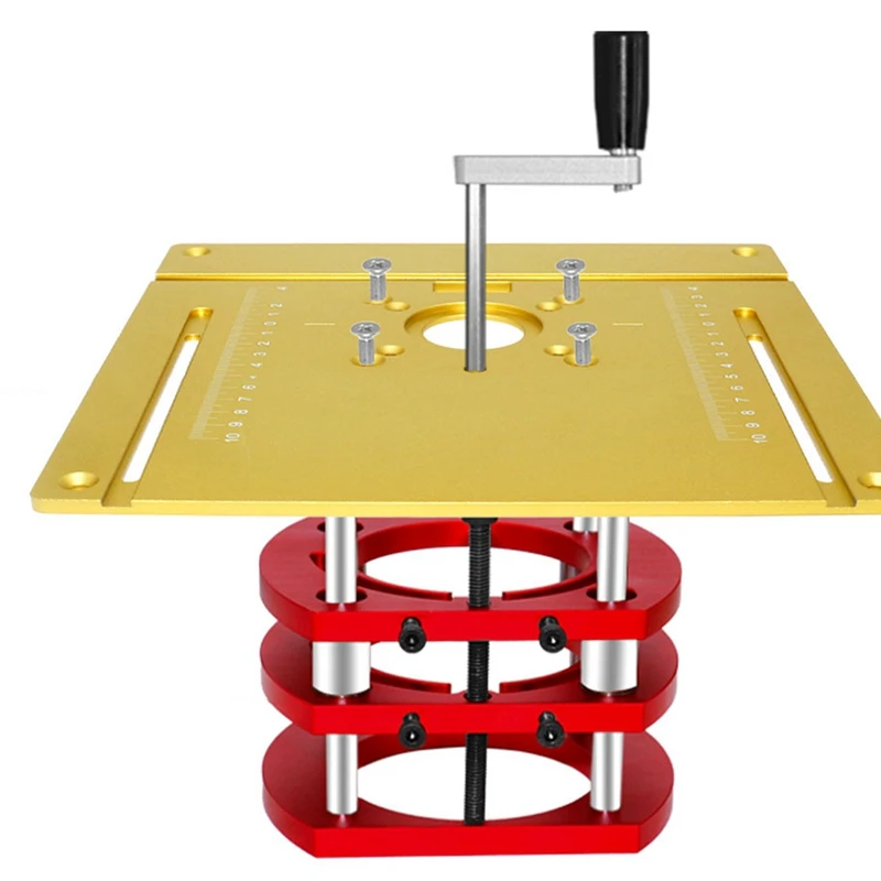 Útválasztó Asztal Betétlemez-Famegmunkáló Szerszámkészlet Tolóalap ...