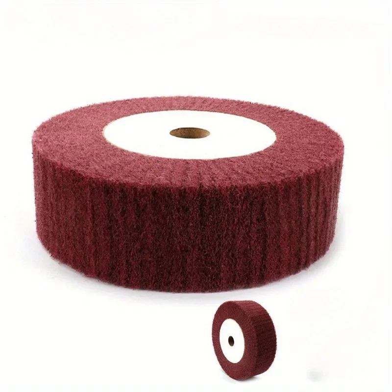 150mm-200mm-Non-Woven-Grinding-Wheel-Nylon-Fiber-Flap-Polishing-Wheel ...