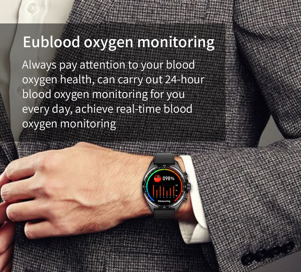 SK27 Business Smart Watch Men 1.58inch Bluetooth Call Compass NFC ...