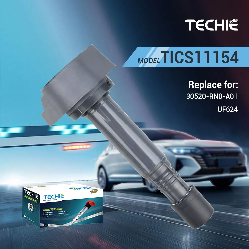 1PC Ignition Coil TICS11154 Replace for UF624 30520-RN0-A01 30520RN0A01 ...