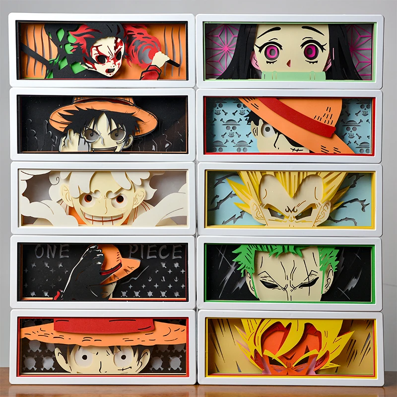 Anime-Laser-Paper-Cut-Shadow-Light-Box-L-mpada-de-escultura-3D-Decora-o ...
