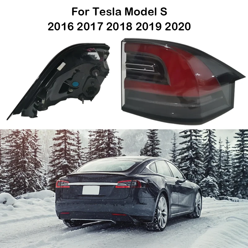 For-Tesla-Model-S-2016-2017-2018-2019-2020-Rear-Tail-Light-Turn-Signal ...