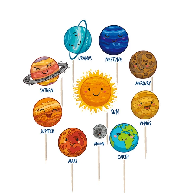 Planets Cake Toppers