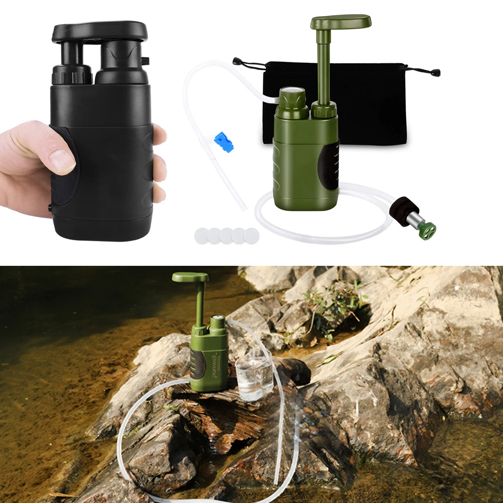 Outdoor-Water-Filter-Filtration-System-Portable-Camping-Water-Purifier ...
