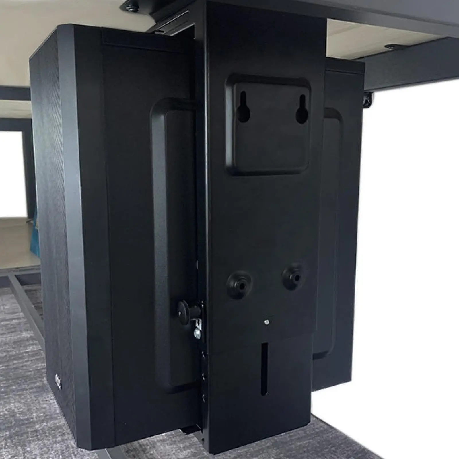 Under-Desk-PC-Mount-Black-Computer-Case-Holder-for-Most-PC-or-Computer ...