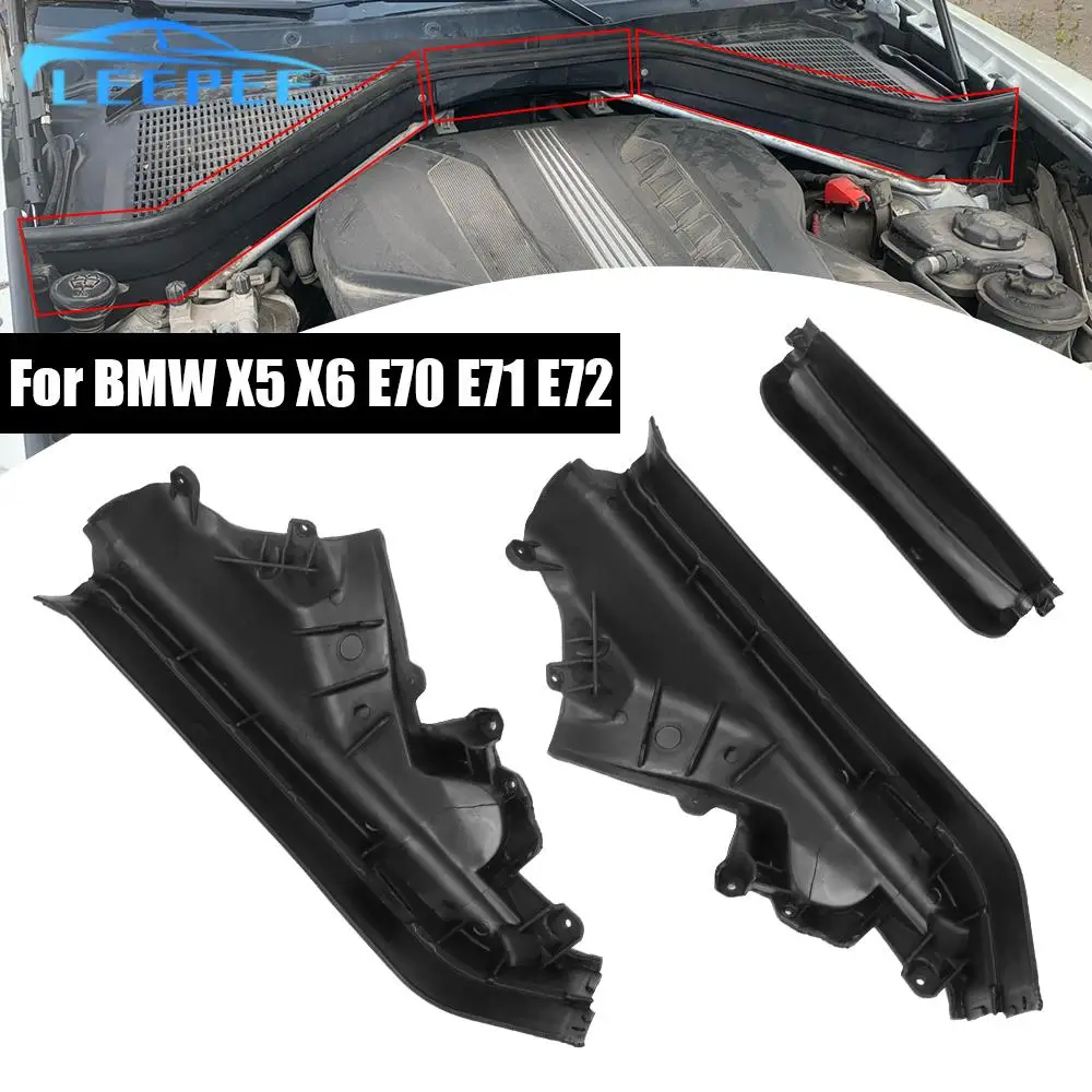3Pcs-Car-Engine-Upper-Compartment-Partition-Panel-Set-Left-Right ...
