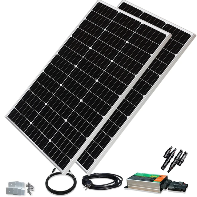 Balcony Solar Panel System 900W 600W 300W -Solar Panels Grid-connected ...