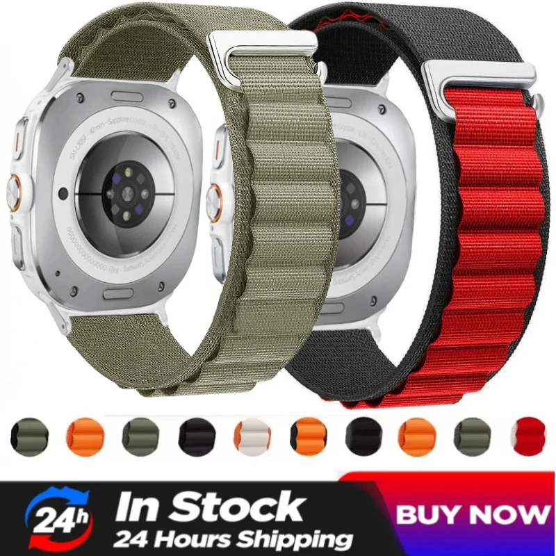 Alpine-Loop-Nylon-Strap-For-Samsung-Galaxy-Watch-7-Ultra-47mm-Band ...