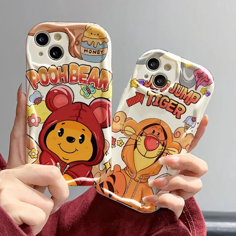 Disney-Pooh-Bear-Tigger-Wave-Phone-Case-For-Xiaomi-Redmi-Note-12-12S-11 ...