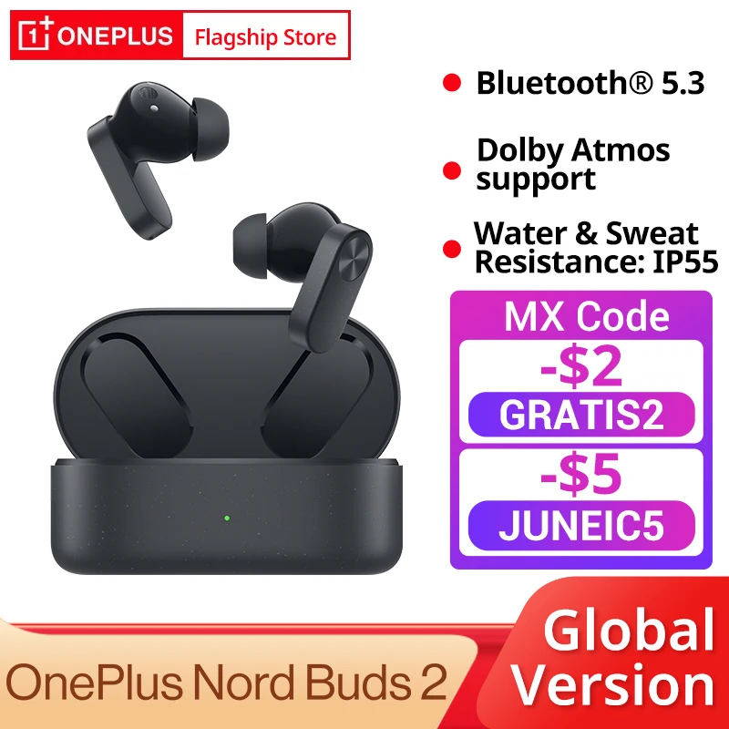 OnePlus Nord Buds 2 Bluetooth 5 3 Dolby Atmos Support Water Sweat oneplus-nord-buds-2-bluetooth-5-3-dolby-atmos-support-water-sweat