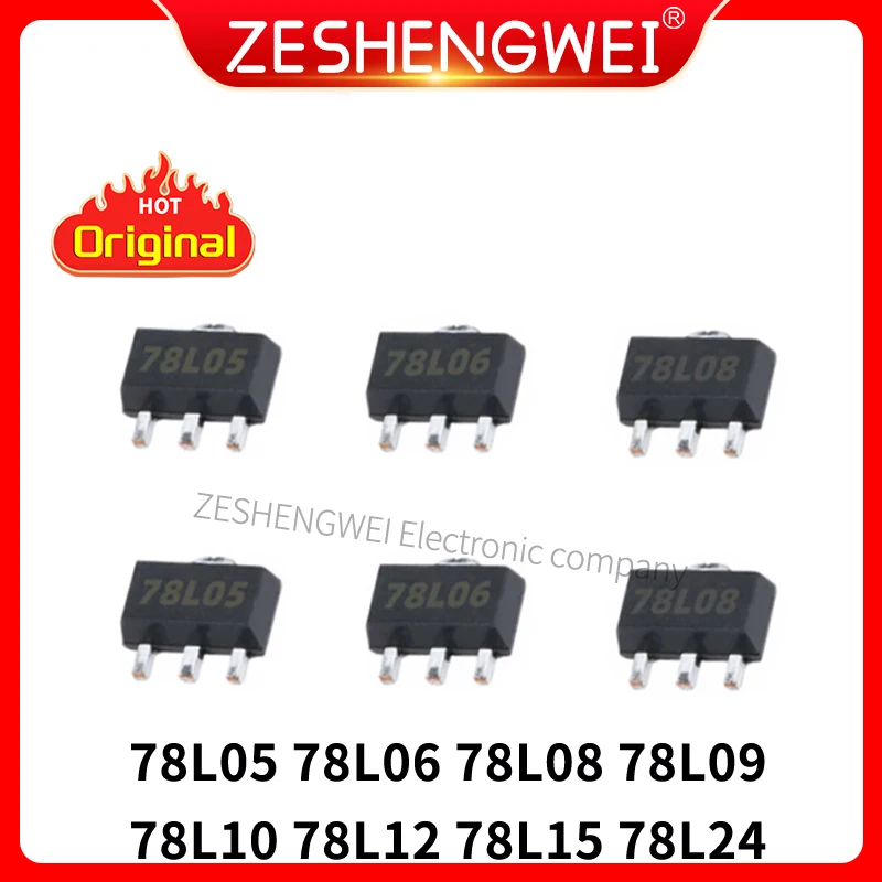 20PCS-100-New-Original-78L05-SOT89-SOT-SMD-SOT-89-Triode-78L06-78L08 ...