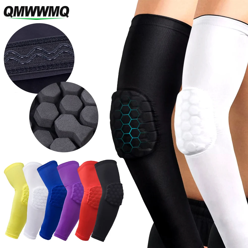 1Pcs Sports Honeycomb Compression Knee Pad Elbow Pads Guards Protective ...