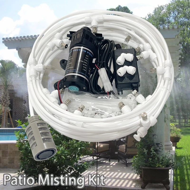 Water Cooling Misting Brumisateur Terrarium Spray System 24V Water Pump ...