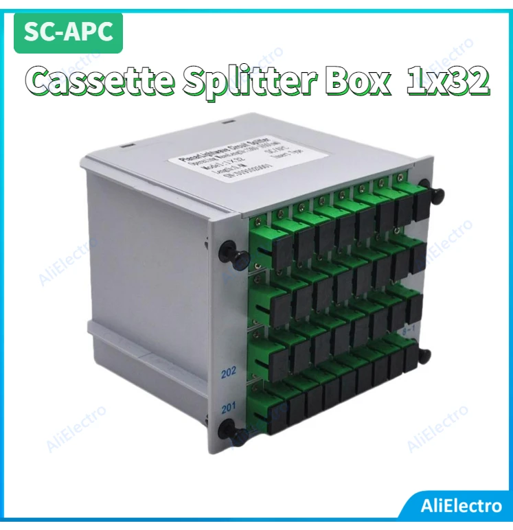 New SC APC PLC 1x32 splitter Fiber Optical Box Planar waveguide ...