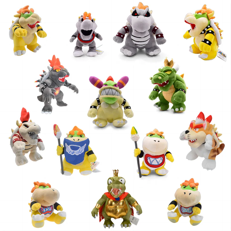 14-Styles-Bowser-Evolutionary-Form-Super-Mario-Bros-Plush-Toy-Fury ...