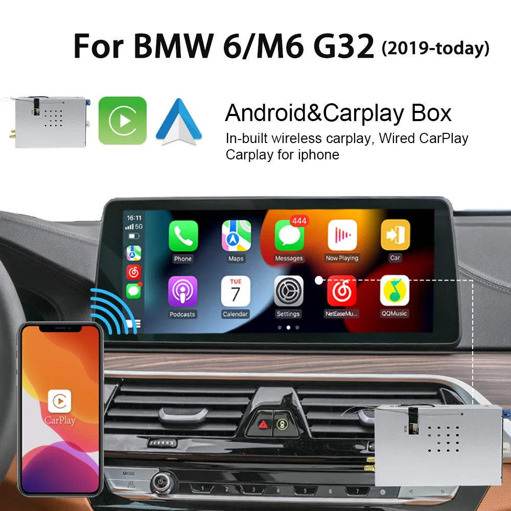 for BMW 6 M6 Series (G22) Idrive 7 Radio Navigation Wireless Apple ...