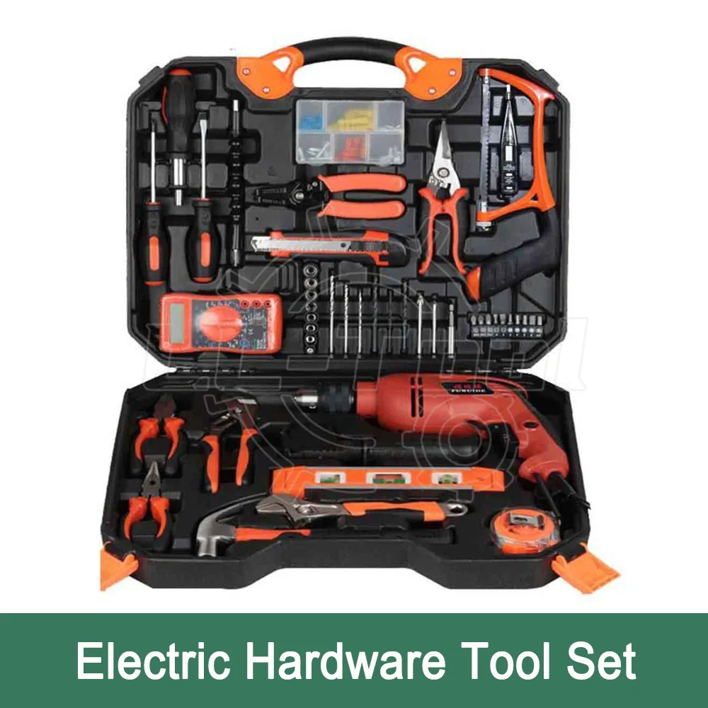 120-PCS-Woodworking-Electric-Hardware-Tool-Set-Electric-Impact-Drill ...