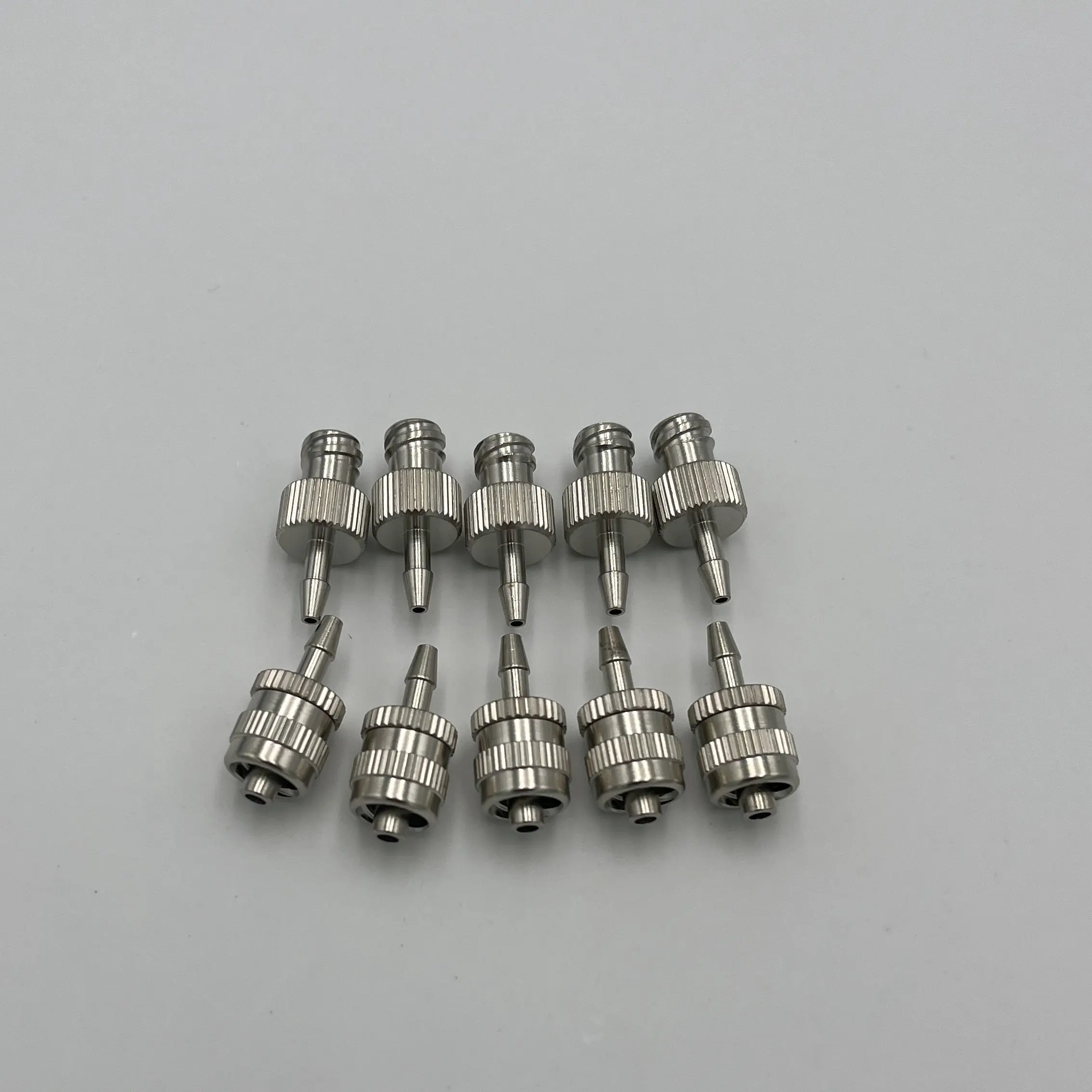 Luer Lock Cap 2-Pack Metal Luer Lock Adapters - Female Syringe To 1/8 ...