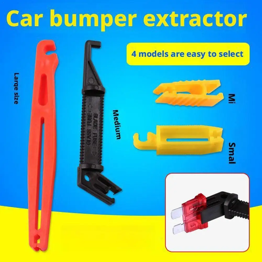Vehicle Fuse Removal Tool 4Pcs/Set Car Fuse Puller Extraction Remover ...
