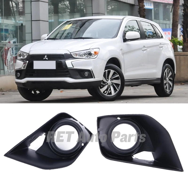 Front-Fog-Light-Lamp-Cover-Frame-Bumper-Garnish-for-Mitsubishi-ASX-RVR ...