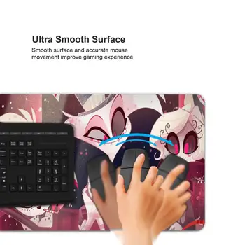 Hazbin Hotels Alastor Mouse Pad XXL Deskmat Mats Gamer Pc Gaming ...
