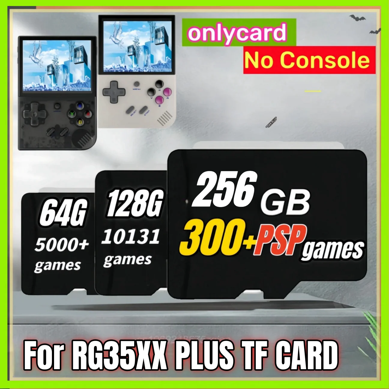 ANBERNIC-RG35XX-PLUS-TF-Card-Preloaded-Games-Memory-Card-256G-300-PSP ...