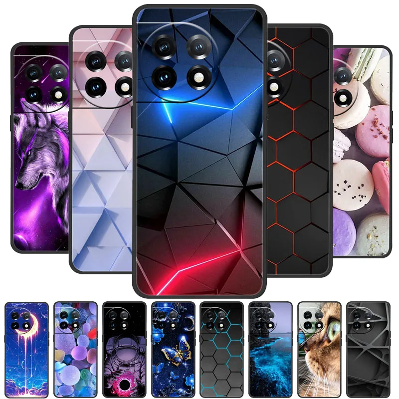 For OnePlus 11 5G Silicone Case Cute Pattern Soft TPU Phone Cover For ...