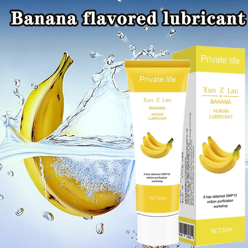 Banana flavored lubricant Water-based Sex Lubrication Goods for Gay ...