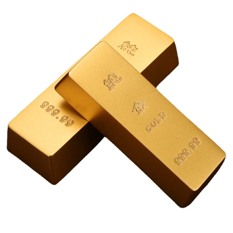 1pcs Copper Material Simulation Gold Bar Gold Brick Solid Pure Copper ...