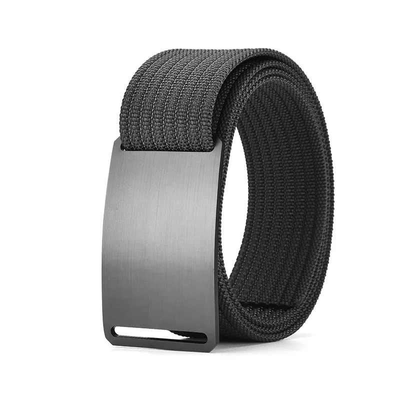 Aluminum Buckle Nylon Belt Outdoor Belt Men's Casual Canvas Woven Belt ...