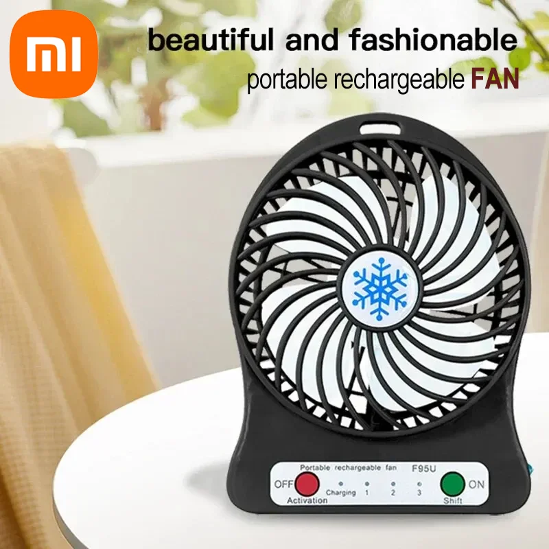 Xiaomi-Fan-USB-Rechargeable-Desktop-Portable-Fan-Silent-Electric-Fan-is ...