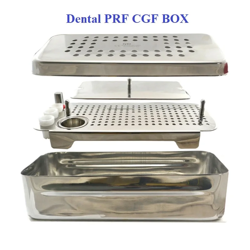 Dental-Implant-PRF-CGF-Box-Stainless-Steel-Plate-Rich-Fibrin-Box ...