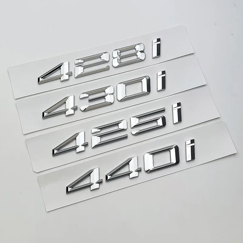 3d-Chrome-Logo-416i-418i-420i-425i-428i-430i-440i-Letters-Emblem-Badge ...