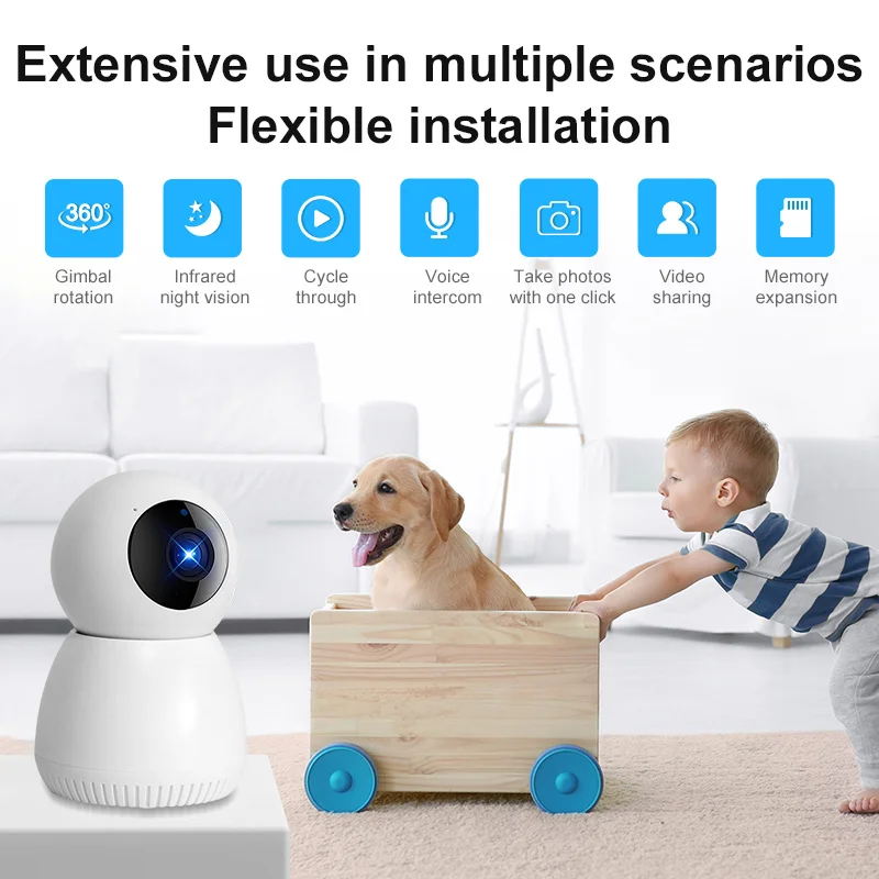 A14 pequeno boneco de neve câmera wifi hd visão noturna infravermelha ...