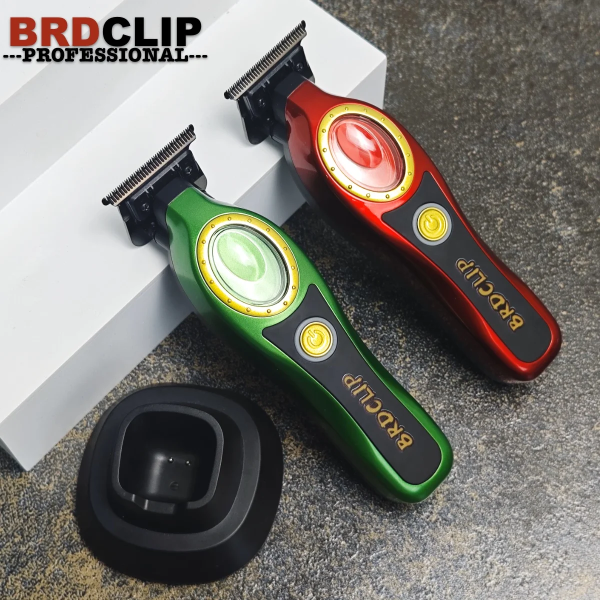 BRDCLIP-BRD101-Professional-Carving-Gradient-Hair-Trimmer-Barber-Finish ...