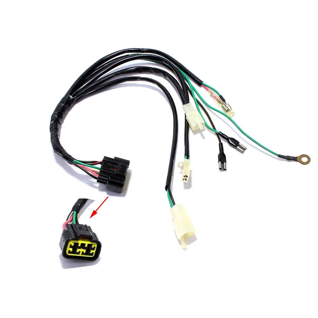 8-Pin-CDI-Unit-Plug-Kick-Start-Wiring-Wire-Harness-Loom-Cable-for-Lifan ...