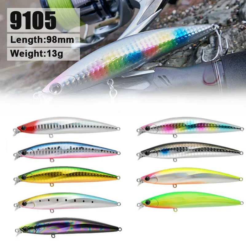 1Pcs-98mm-13g-118mm-19g-Floating-Minnow-Lure-Topwater-Bass-Trout ...