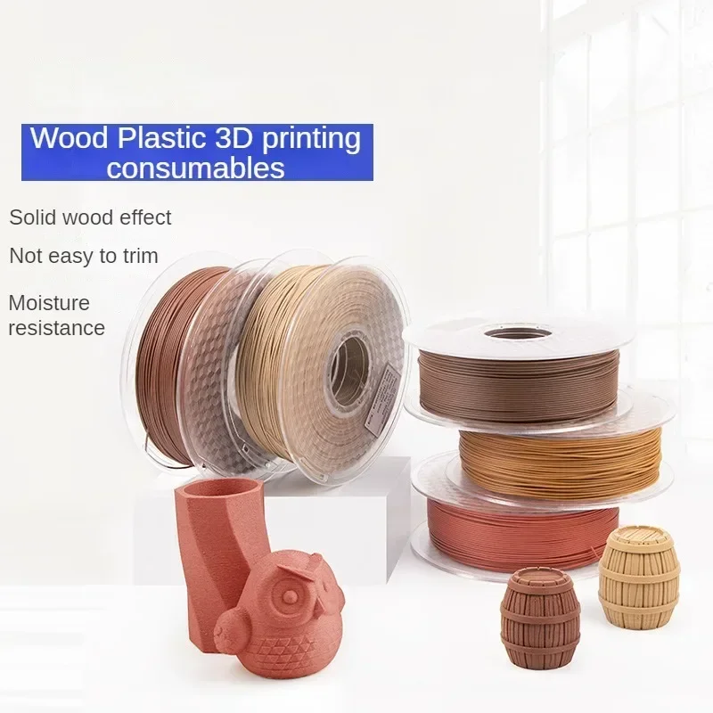 Wood-3D-Printer-Filament-Bundle-Wood-PLA-Filament-1-75mm-Walnut-Oak ...