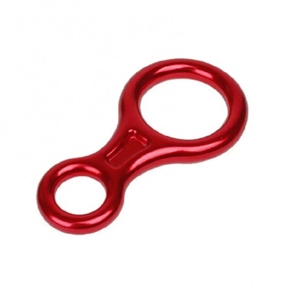 HOT-35KN-8-Shape-Carabiner-Descender-Rope-Slow-Descent-Device-Outdoor-Rock-Climbing-Carabiner ...