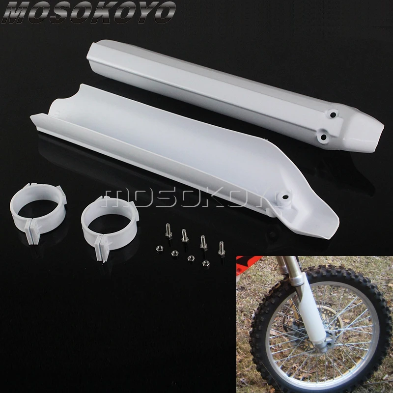 Enduro Dirt Bike 55mm Plastic Front Fork Tube Protector Guards For Yamaha Kawasaki Suzuki Honda ...