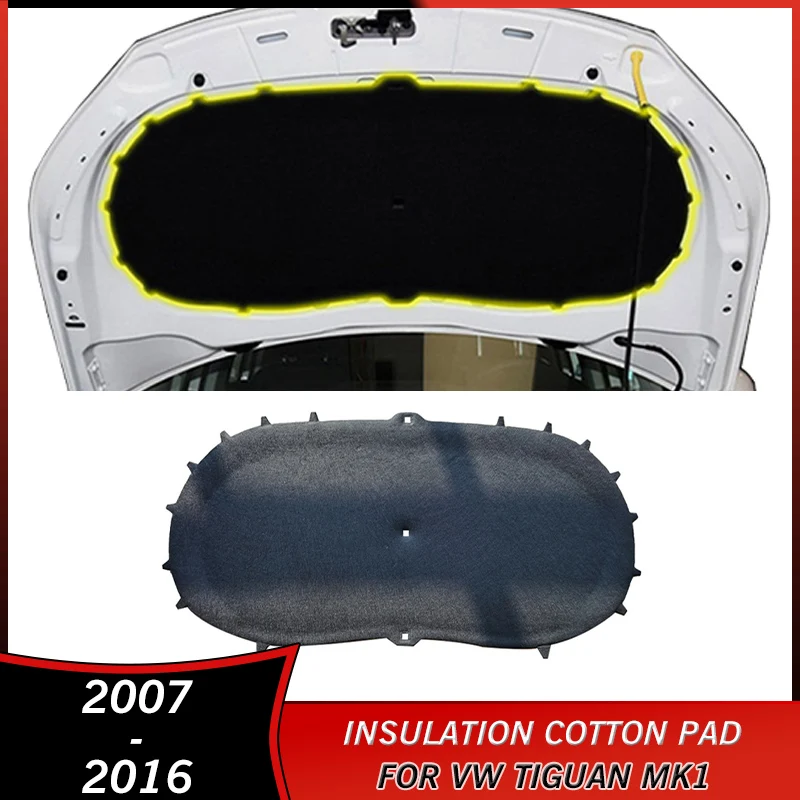 2007-2016-Sound-Insulation-Cotton-Pad-for-VW-Volkswagen-Tiguan-MK1-2007 ...