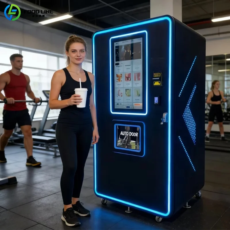 Customized Automatic Gym Sports Center Protein Shakes Vending Machine ...