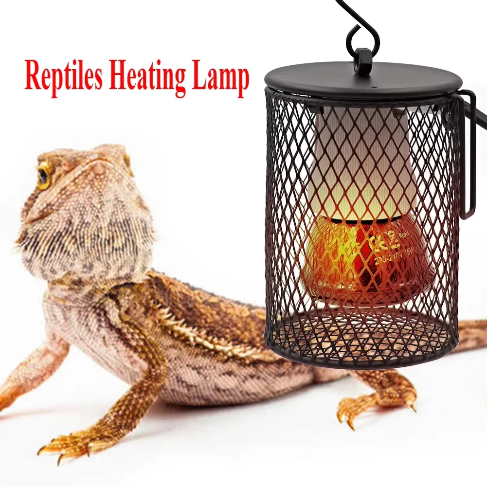E27 Pet Heating Lamp for Turtle Snake lizard Infrared Ceramic Heat ...