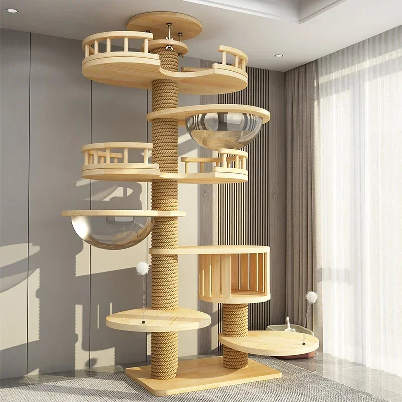 rvore-de-gato-de-design-n-rdico-moderno-de-madeira-cultivar-playground ...