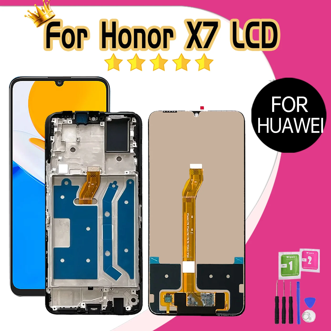 Pantalla-Lcd-de-6-74-pulgadas-para-Huawei-Honor-30-plus-X7-CMA-AN0 ...
